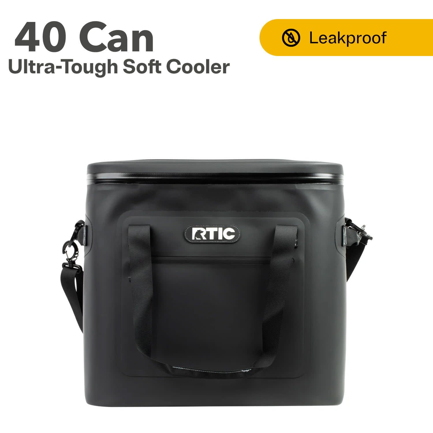 RTIC 40 Can Cooler, Versatile, Durable, Floatable, Leakproof, Ice Chest ...