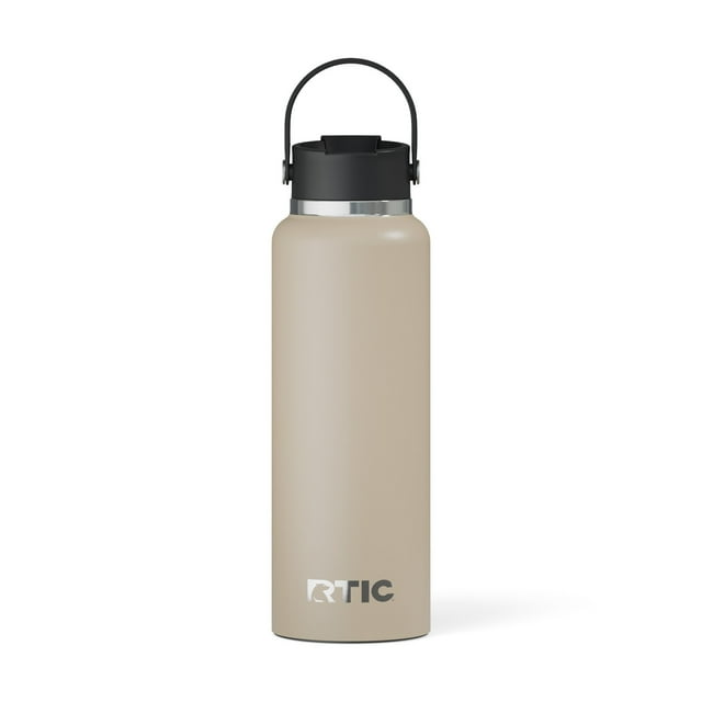 RTIC 40 oz Ceramic Lined Insulated Outback Bottle, Leak Resistant ...