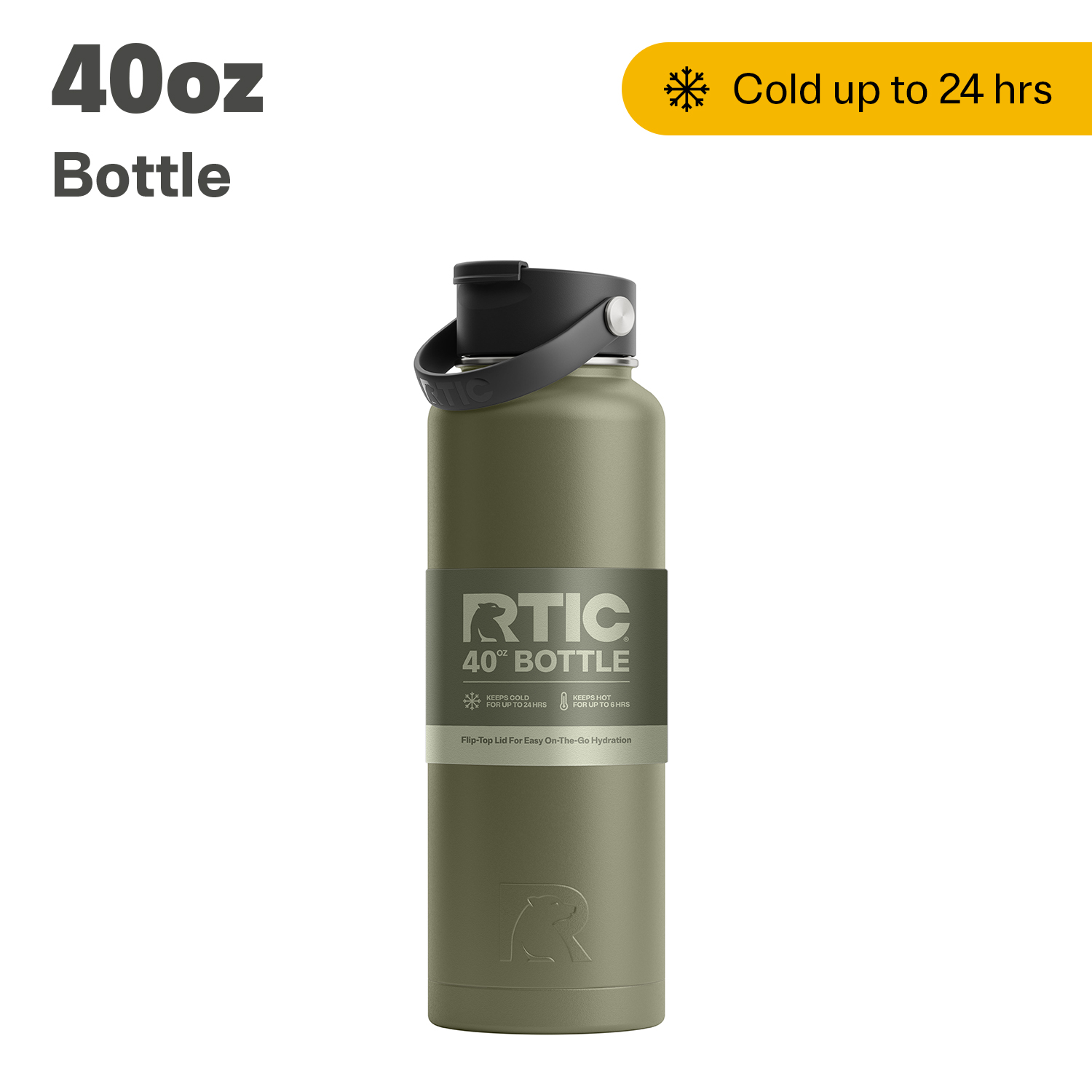 TAL Ranger 40 oz Navy and Black Insulated Stainless Steel Water Bottle ...