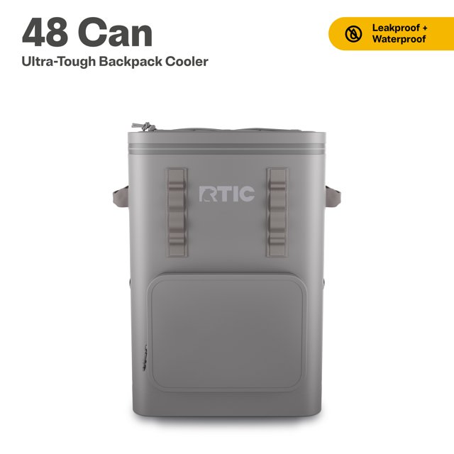 RTIC 48 Can Ultra-Tough Backpack Cooler, Leakproof Cooler, Waterproof ...