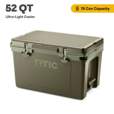 RTIC 45 QT Heavy-Duty Wheeled Cooler, Ultra-Tough Hard-Sided Ice Chest ...