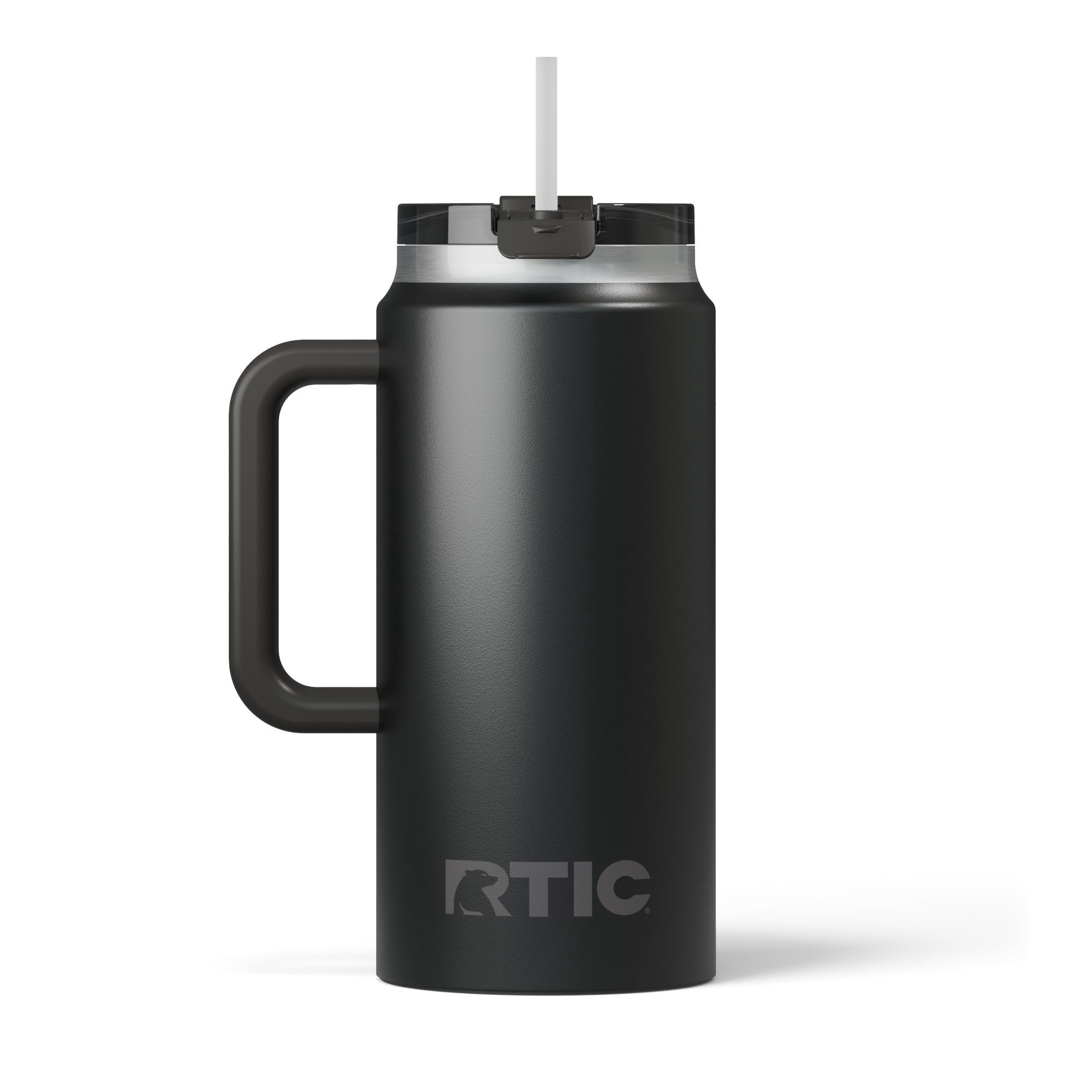 RTIC 64 oz Ceramic Lined Insulated Road Trip Tumbler, Leak-Resistant ...