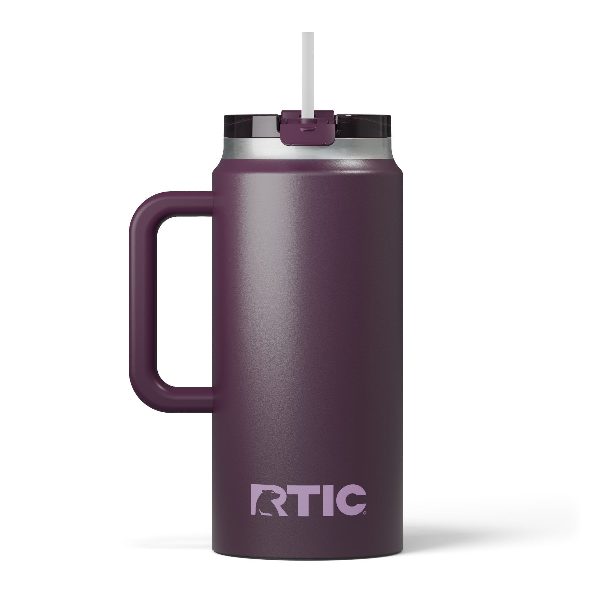 RTIC 64 oz Ceramic Lined Insulated Road Trip Tumbler, Leak-Resistant ...