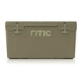 RTIC 65 QT Ultra-Tough Rotomolded Cooler, Olive, Fits 84 Cans ...