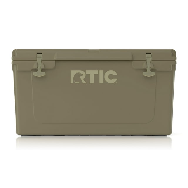 RTIC 65 QT Ultra-Tough Rotomolded Cooler, Olive, Fits 84 Cans ...