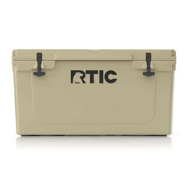 RTIC 65 QT Ultra-Tough Rotomolded Hard-Sided Ice Chest Cooler, Tan ...