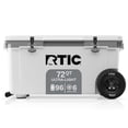 RTIC 72 QT Ultra-Light Wheeled Hard-Sided Cooler Fits 96 Cans, White ...