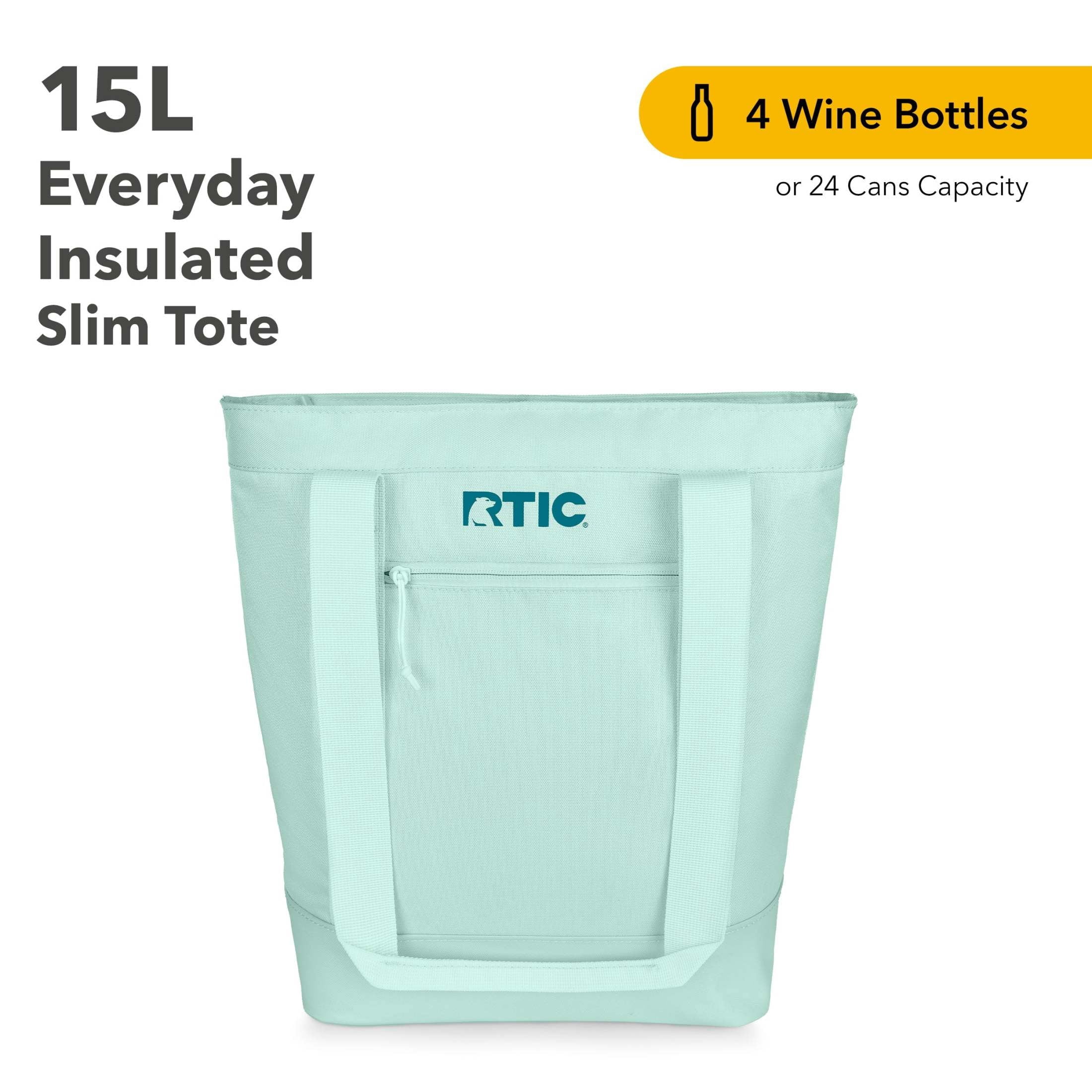 RTIC Everyday Insulated Slim Tote Bag, 15 Ltr Cooler Bag, Leak-Free ...