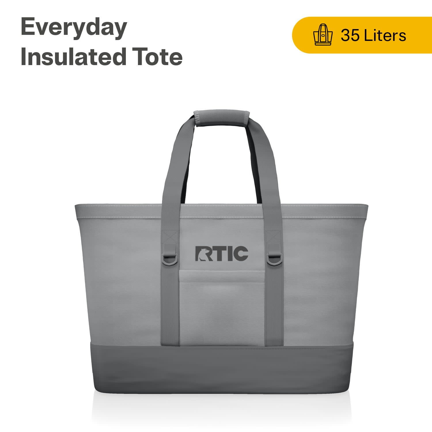 RTIC Everyday Insulated Tote Bag, 35 Ltr Cooler Bag, Leak-Free Interior ...