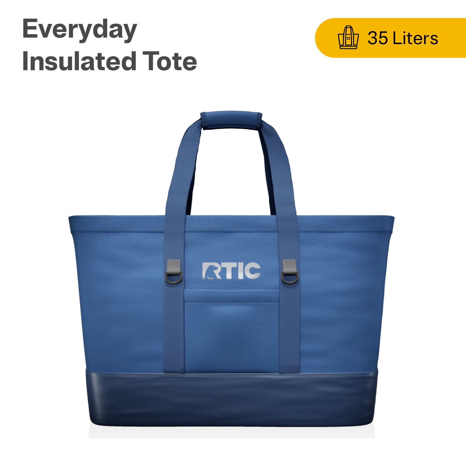 RTIC Portable Collapsible Everyday Insulated Tote Bag, 35L Leak-Free ...