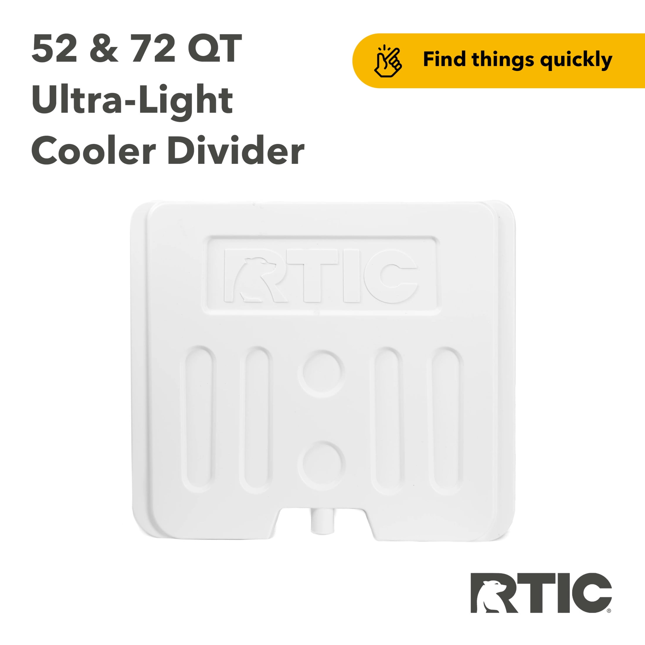 RTIC Ultra-Light Cooler Divider, 52QT & 72QT, for Wheeled/Non-Wheeled ...