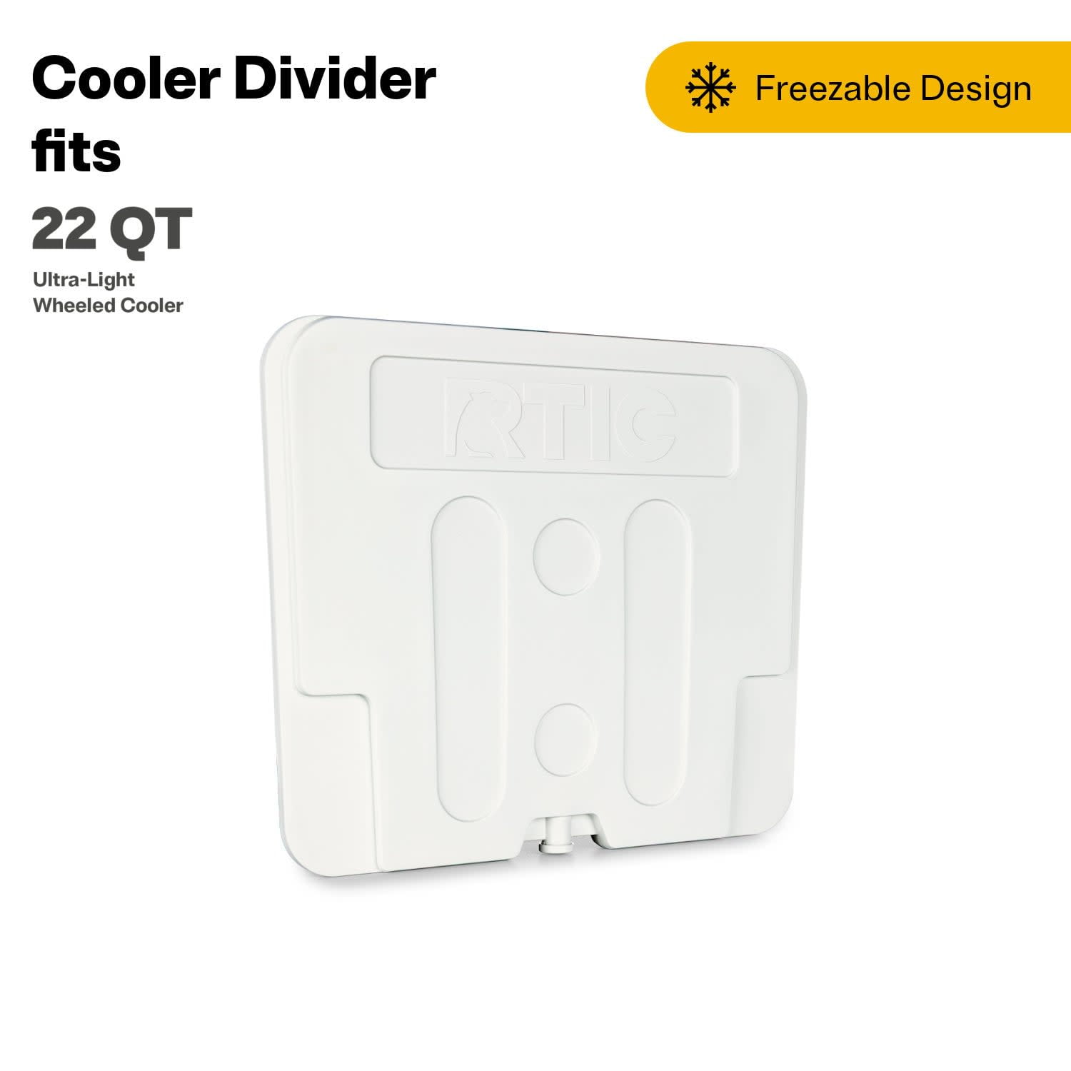 RTIC Freezable Cooler Divider, fits the WHEELED 22 QT Ultra-Light ...