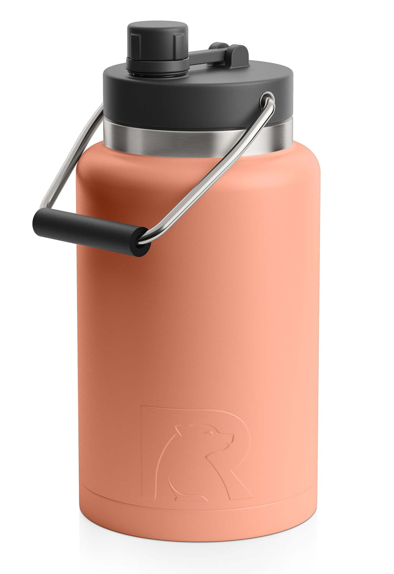 RTIC Half Gallon Jug, Durable Stainless Steel Insulated Jug with Built ...