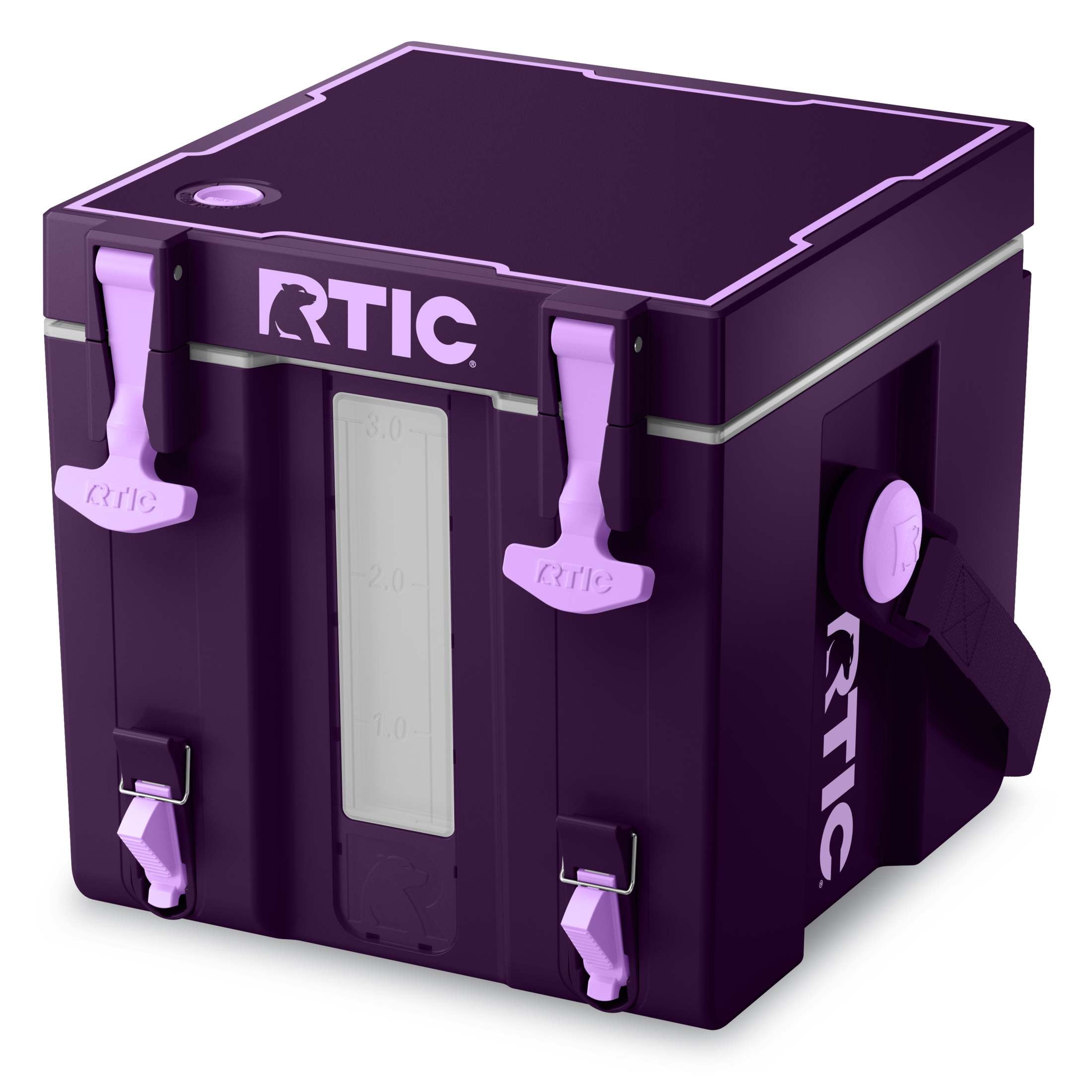RTIC Halftime Water Cooler, 3 Gallon Hard-Sided Water Cooler, Plum ...