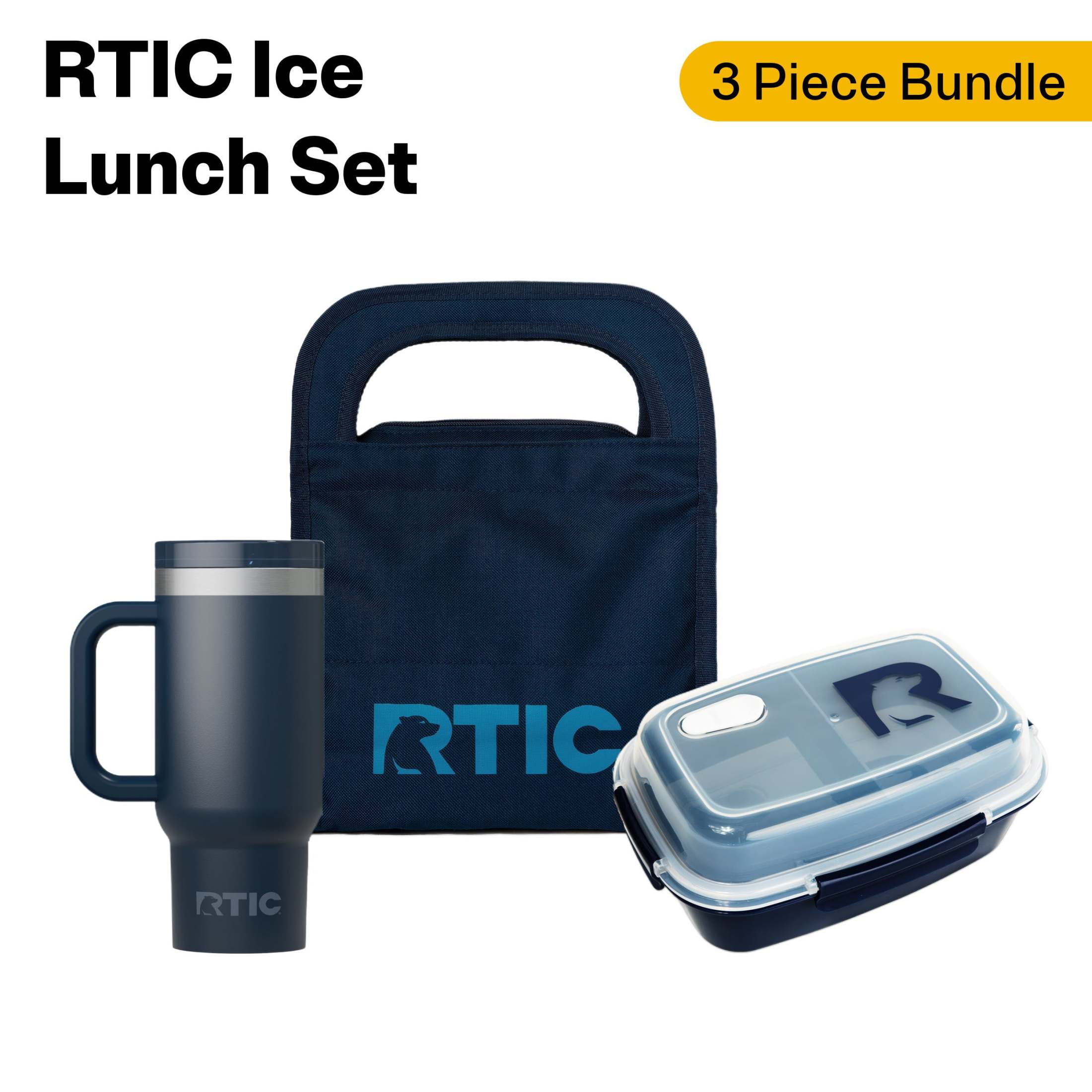 RTIC Ice Lunch Set, Lunch Bag, Container and Little Road Trip Tumbler ...