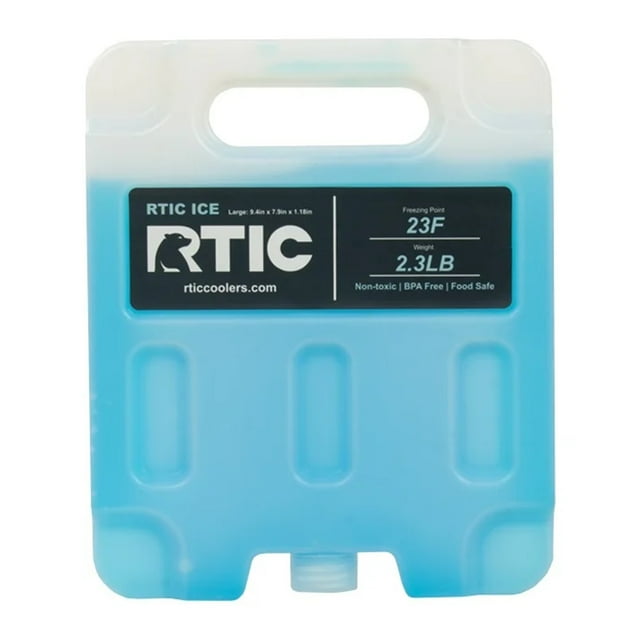 RTIC Large Ice Pack (2 Pack): Reusable, Refreezable, Break-Resistant ...