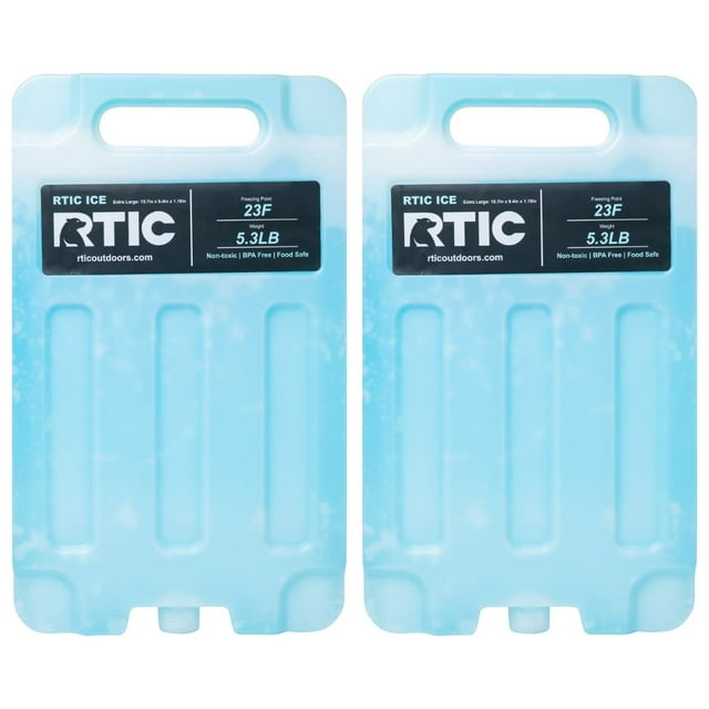 RTIC Ice Pack, Refreezable, Reusable, Break-Resistant X-Large Design ...