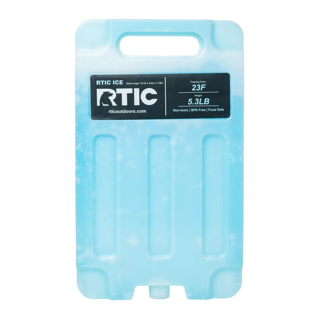 RTIC XL Hard Ice Pack, Refreezable, Reusable, Break-Resistant for ...