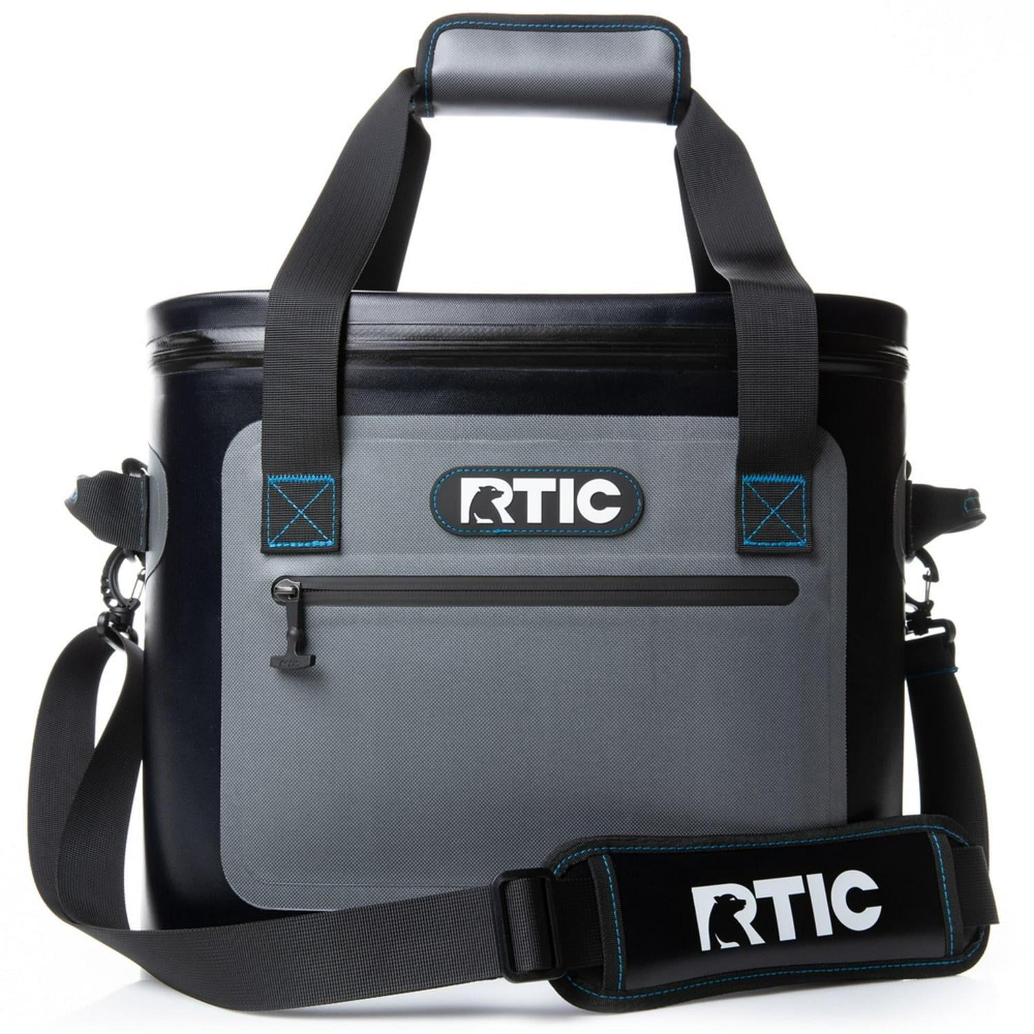RTIC Outdoors Soft Pack Blue / Grey 30 Cans Insulated Drink Carrier ...