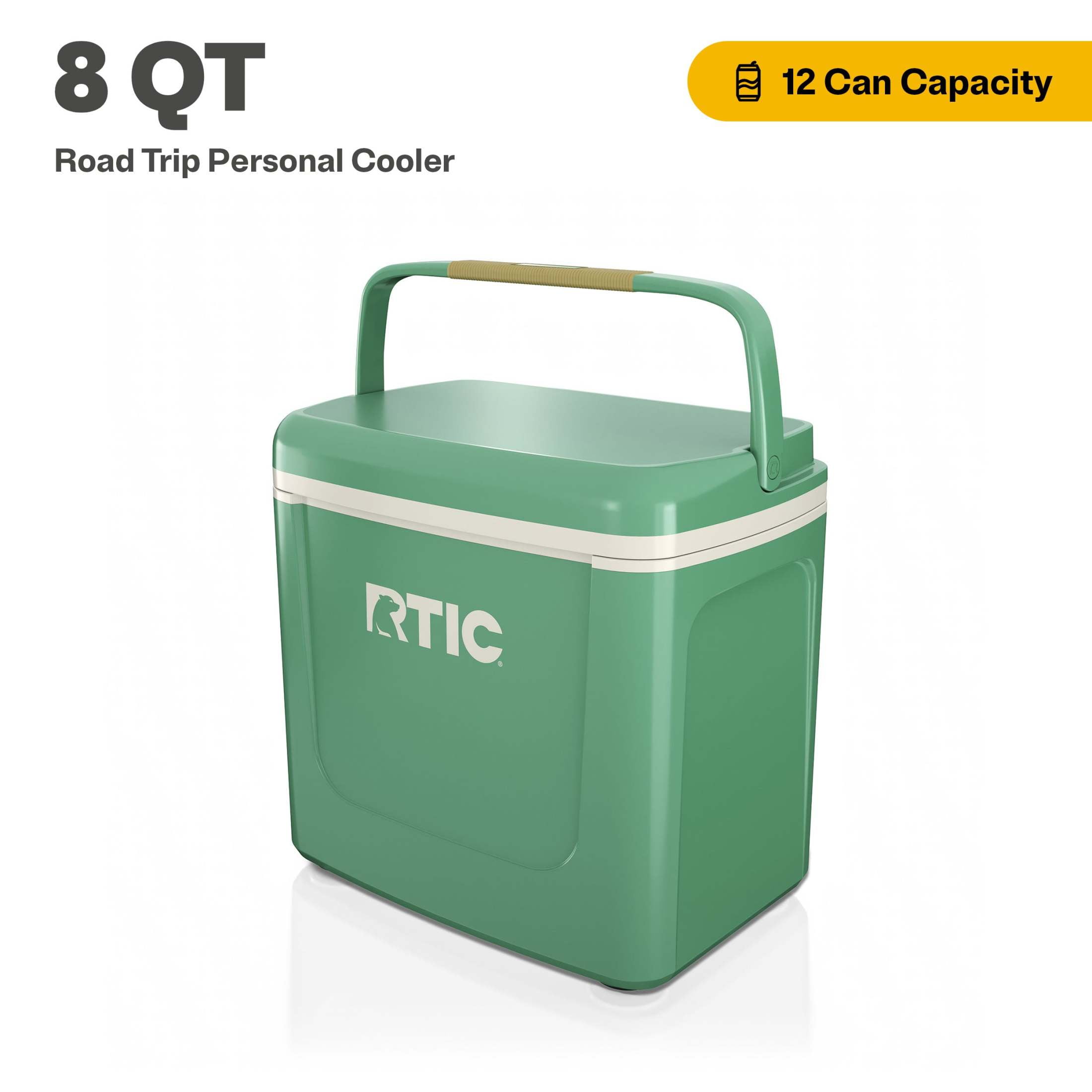 RTIC Road Trip Cooler - 8 QT 12 Can Hard-Sided Ice Chest - Walmart.com