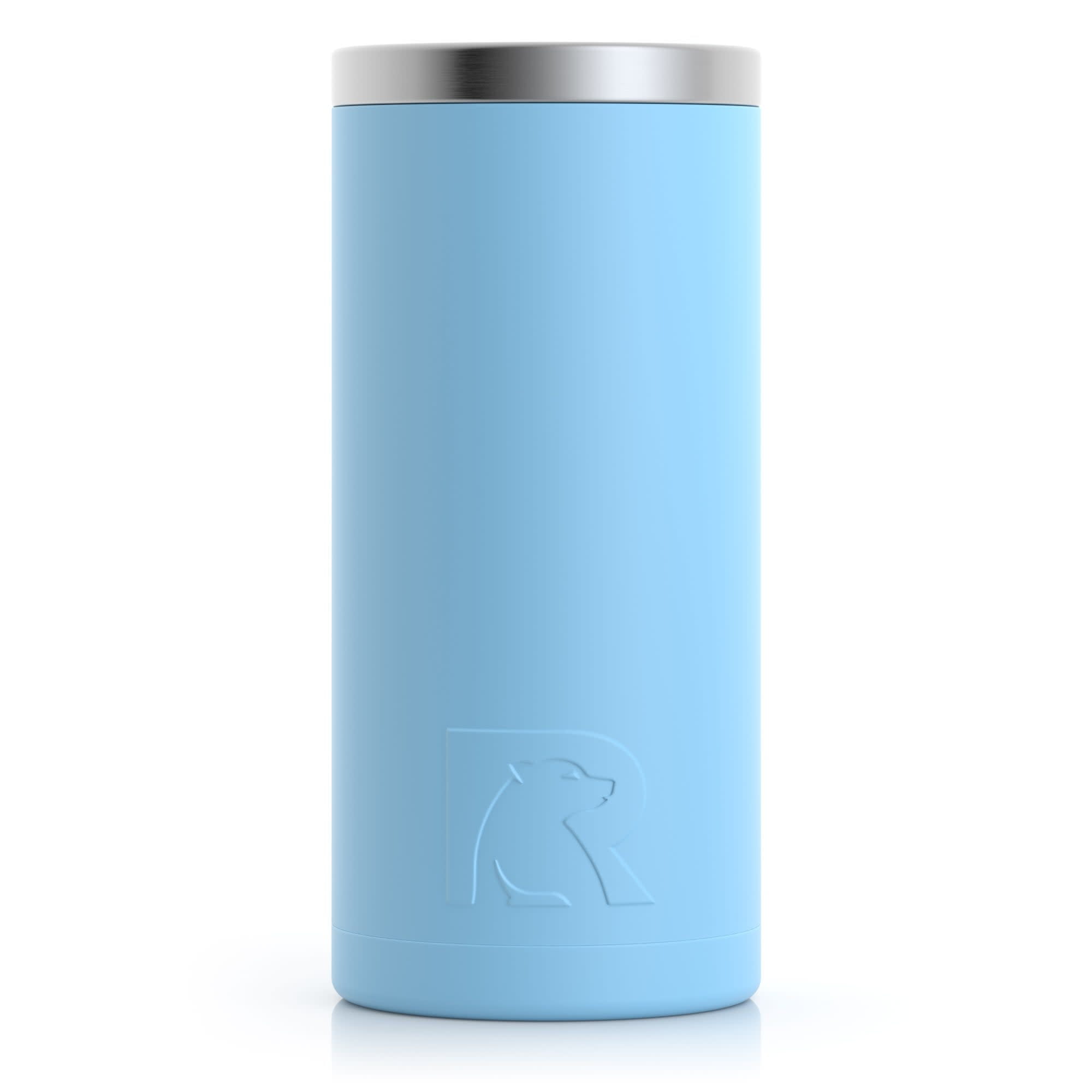 RTIC Ultra Durable Skinny Can Cooler, 12oz Slim Cans, Stainless Steel ...