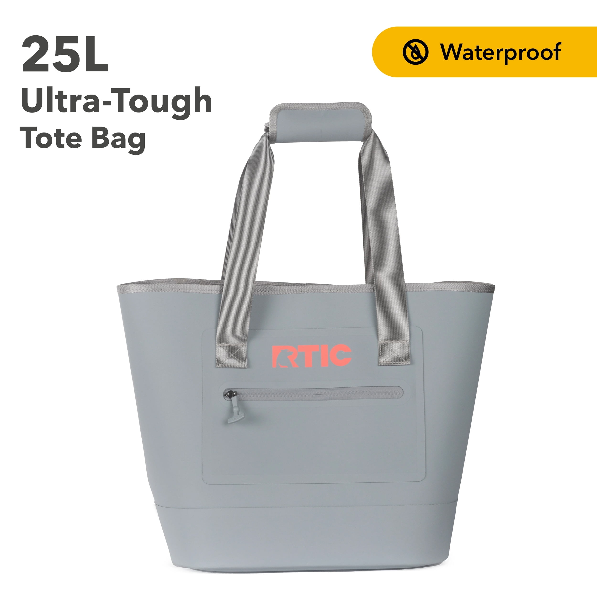 RTIC Ultra-Tough Tote Bag, 25 ltr Fully Waterproof Bag, Grey - Walmart.com