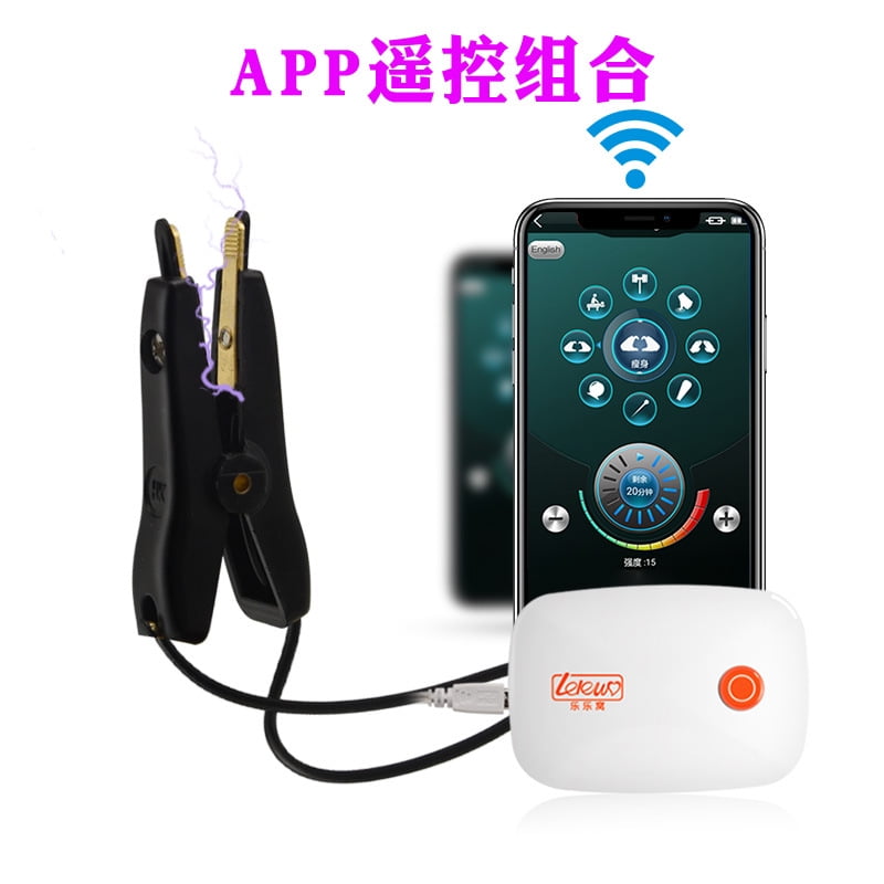 Rtju76j20 Electric Shock Pulse Physical Therapy Massage Sex Double