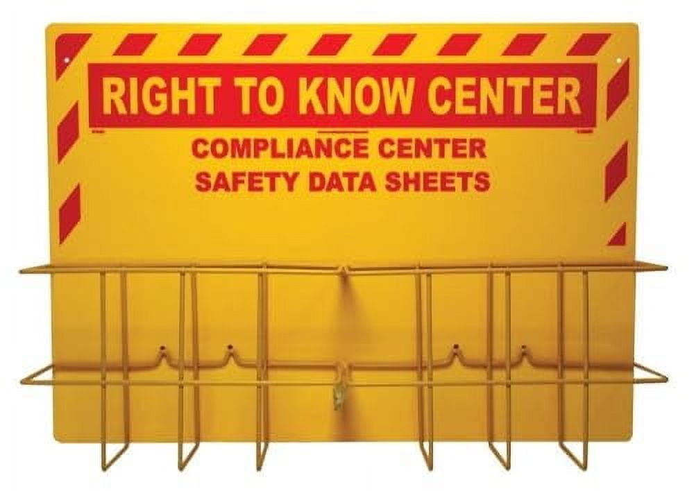RTK85 Right-to-Know Center - 31 in. x 20 in. SDS Rack, 2 Racks, Rigid ...