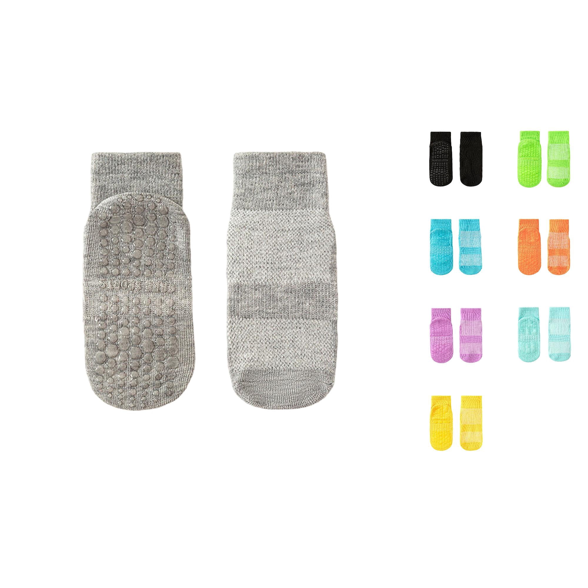 RTKFRFLM Baby Non- Floor Socks Mesh Trampoline Grip Socks for First ...