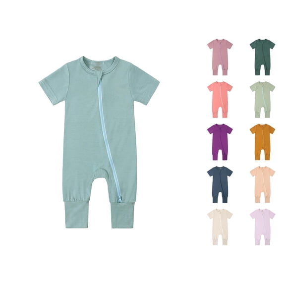 RTKFRFLM Basic Bodysuit Long Sleeve One-Piece Cotton Romper for Babies ...