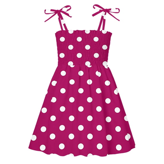 RTKFRFLM Girls Summer Floral Printed Cami Dress Kids Cute Spaghetti ...