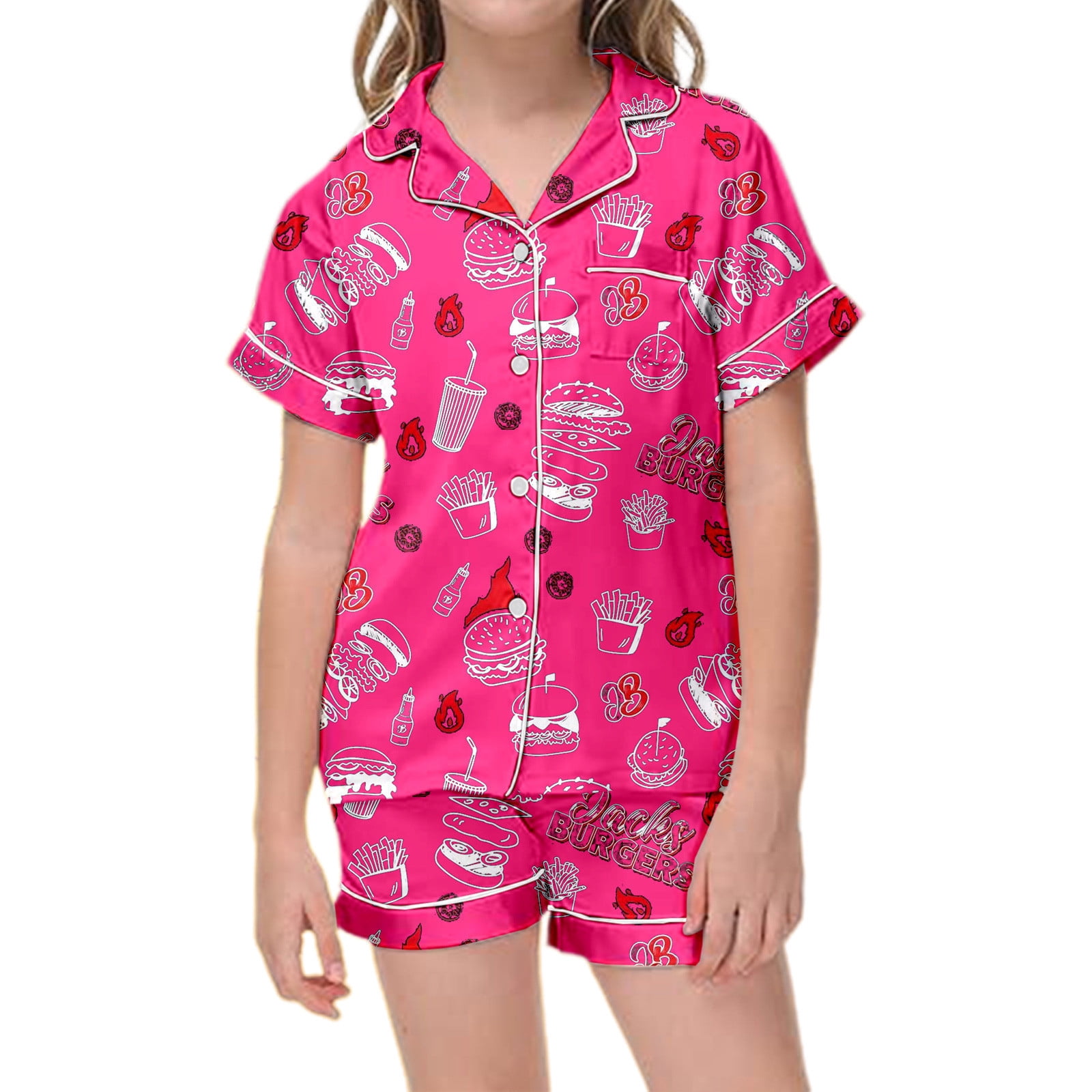 RTKFRFLM Pajamas For Girls Kids Oktoberfest Festival Carnival Printed ...