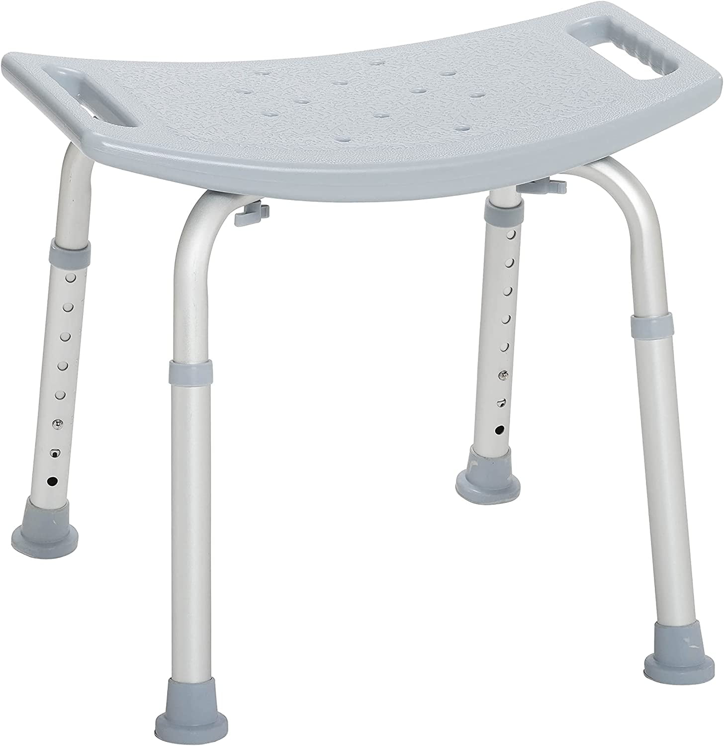 RTL12203KDR Shower Chair, Adjustable Shower Stool with Suction Feet ...