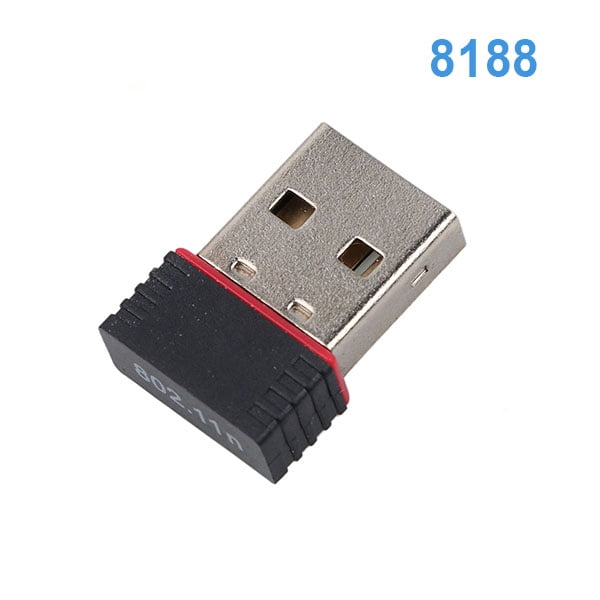 RTL8188 150Mbps USB WiFi Adapter for Raspberry Pi,Wireless Network Card Adapter WiFi Dongle for ...