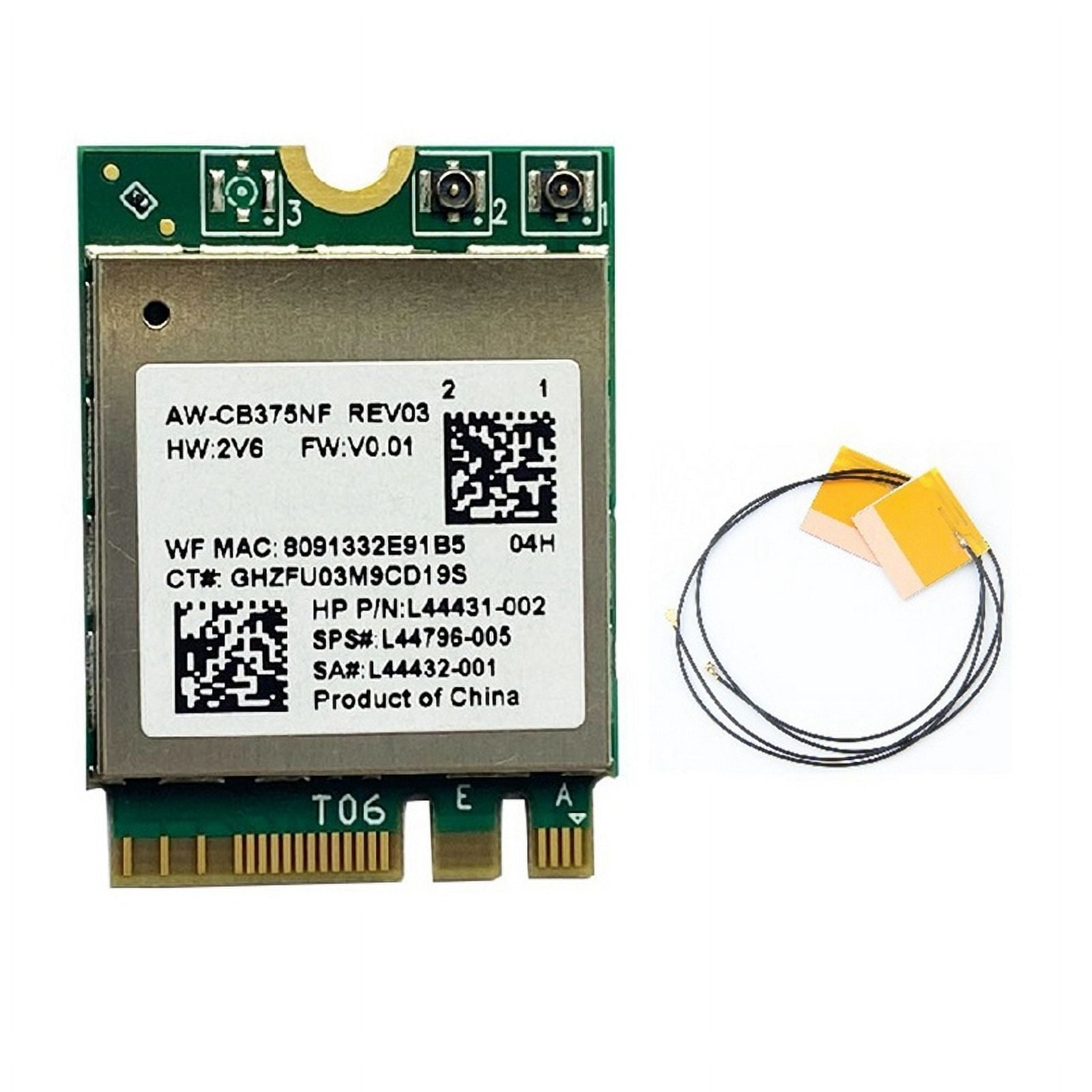 RTL8822CE WiFi Card 2.4G/5G Dual Band Gigabit Internal Wireless Network ...