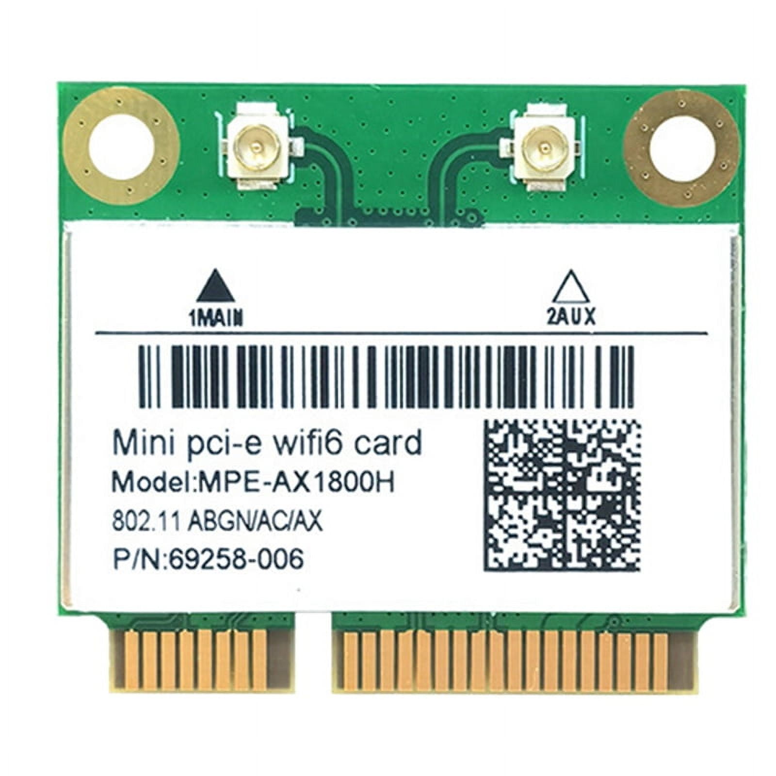 RTL8852BE WIFI6 Card AX1800M WiFi Bluetooth5.2 2.4GHz/5GHz Dual-Band ...