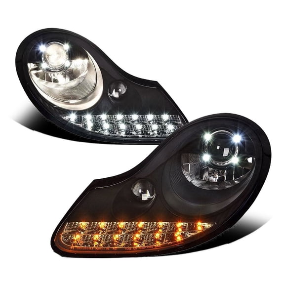 RTMOTO Car Projector Headlights Headlamps Compatible with 1997-2004 ...