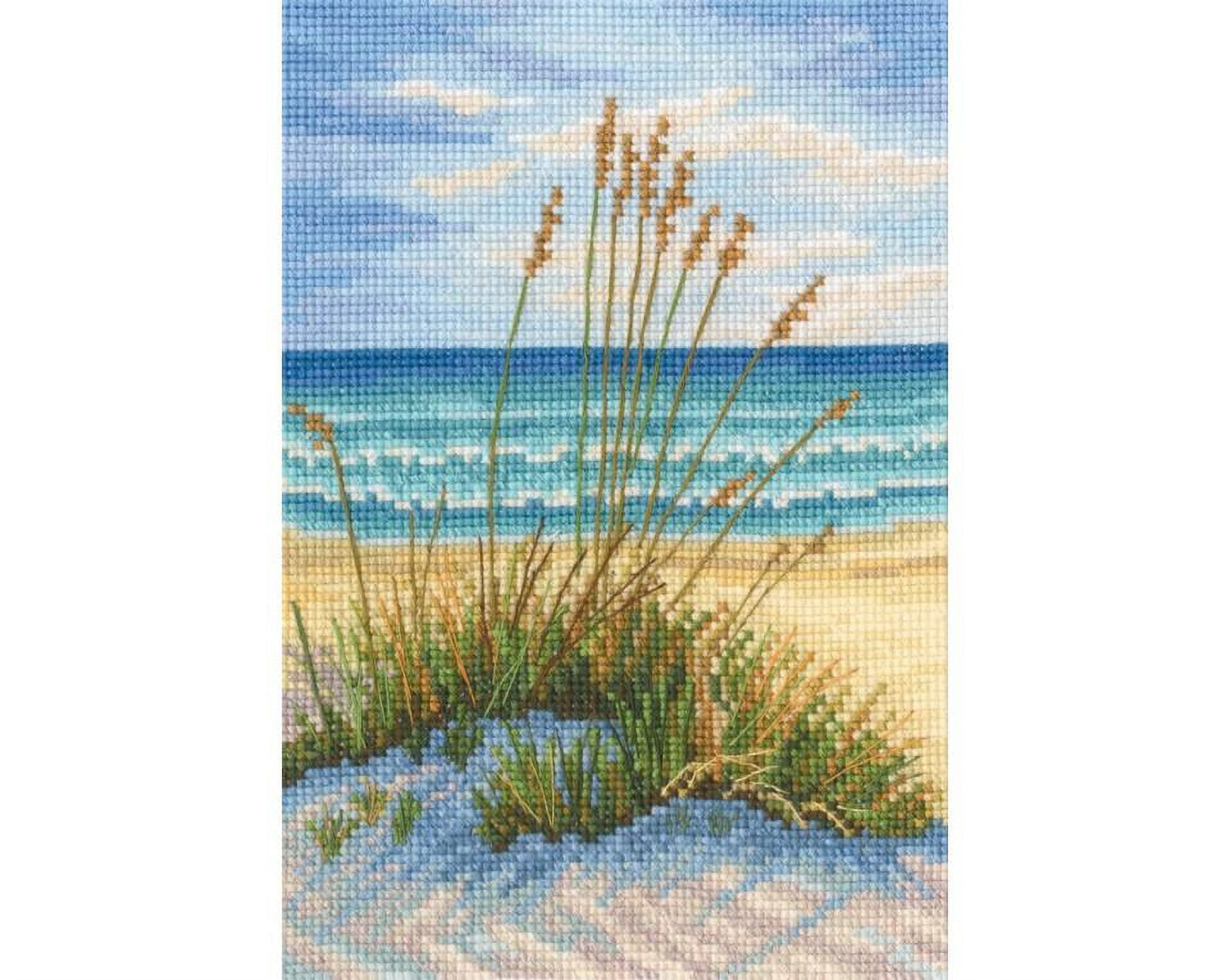 RTO Counted Cross Stitch Kit 6"X7.25"-In The Moment - Seaside - Walmart.com