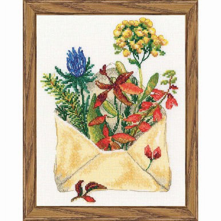 RTO Counted Cross Stitch Kit 5.9"X8.07"-Letters From The Forest (16 ...