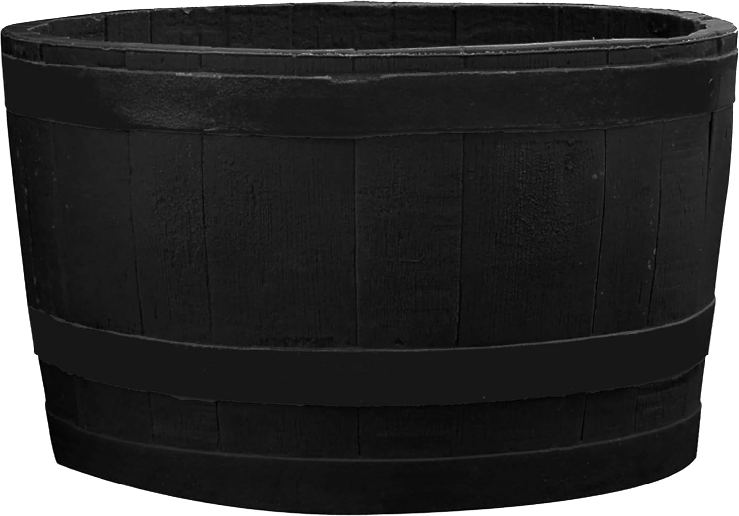 RTS Companies Inc Home Accents Polyethylene Whiskey Barrel Planter for ...