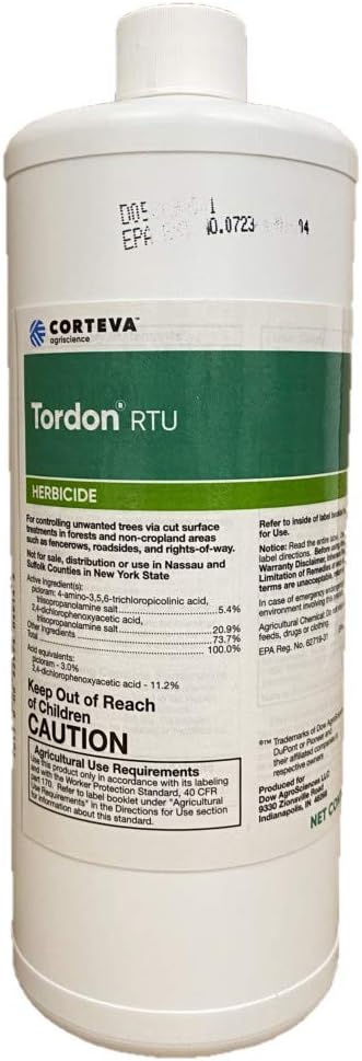RTU548 Tordon RTU Herbicide QT Size 32_Ounce - Walmart.com
