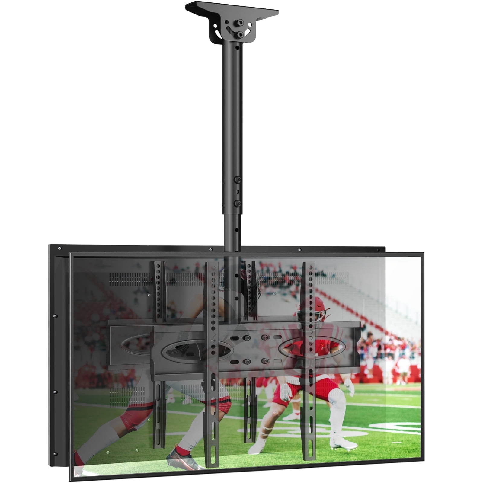 RTVR Dual-Screen Ceiling TV Mount for 32-65 inch Flat Curved Screens ...