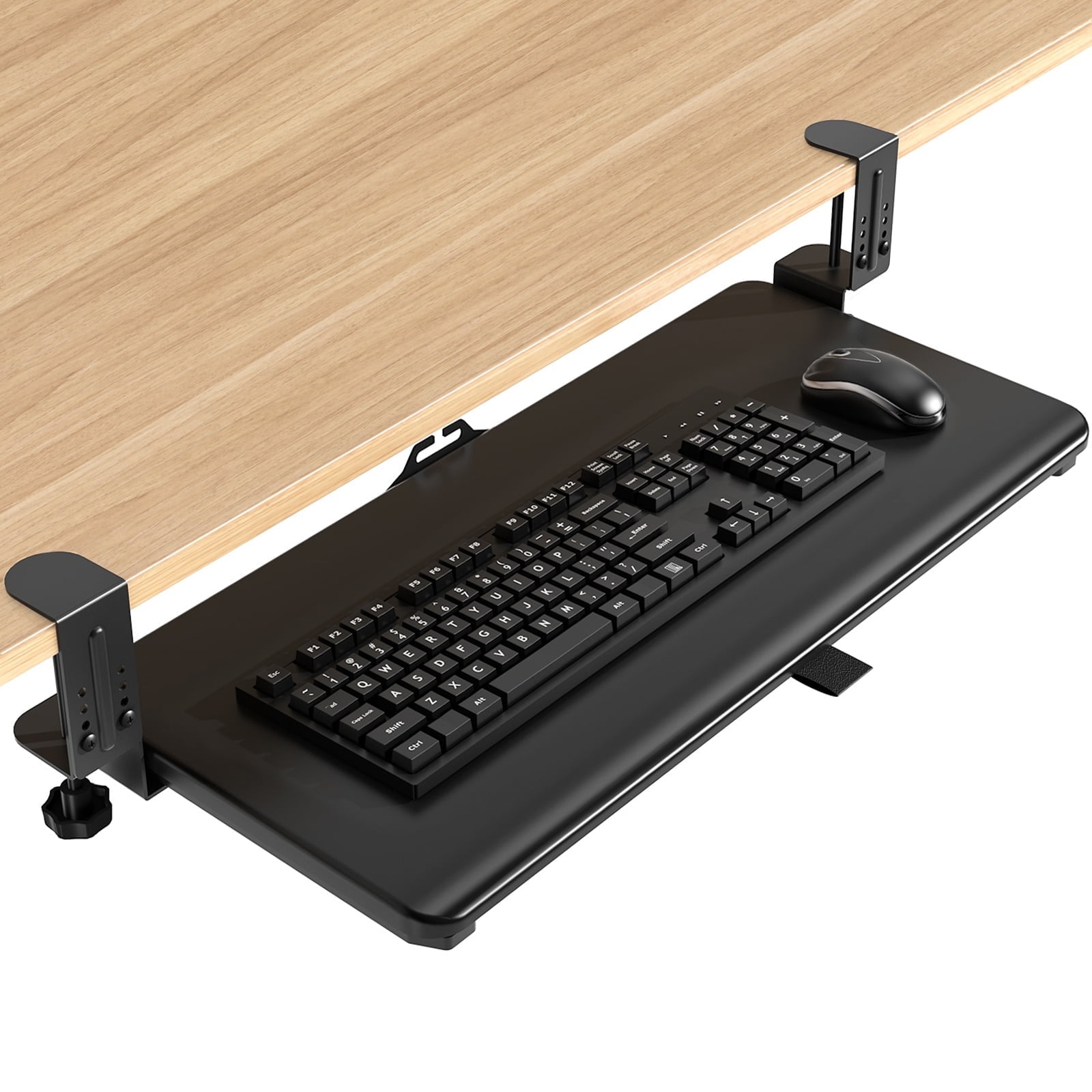 RTVR Keyboard Tray Under Desk, Pull Out Platform with C Clamp Mount, 25 ...