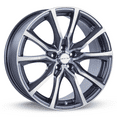 RTX Contour 17x7.5 5x114.3 ET40 CB73.1 Gunmetal Machined Wheel ...