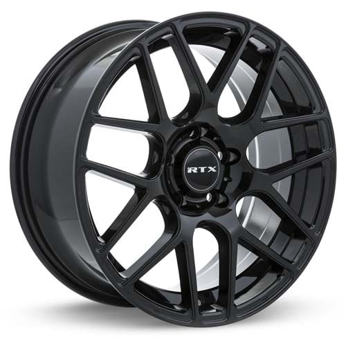 RTX ENVY 18X8 5X120 38ET 74.1CB GLOSS BLACK WHEEL - Walmart.com