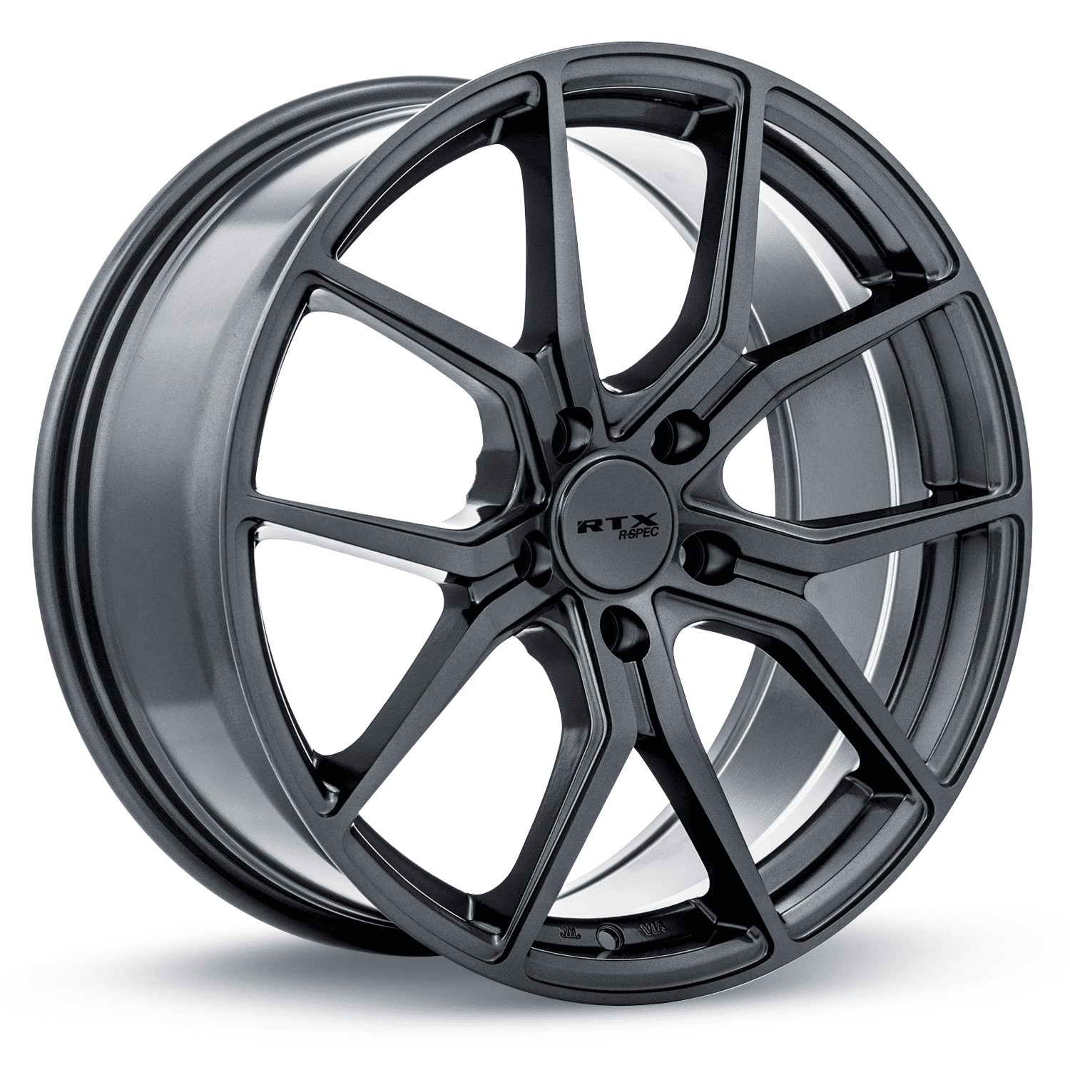 RTX FF10 18X8 5-108 38P C63.4 GUN METAL Wheel - Walmart.com