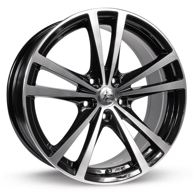 RTX Force 15x6.5 5x114.3 ET45 CB73.1 Black Machined Wheel - Walmart.com