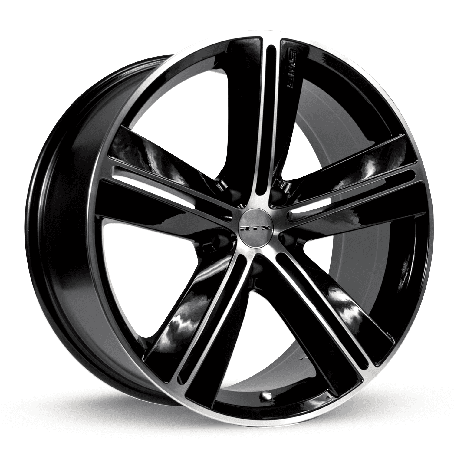 RTX SMS 18x7.5 5x114.3 ET40 CB73.1 Black Machined Wheel - Walmart.com