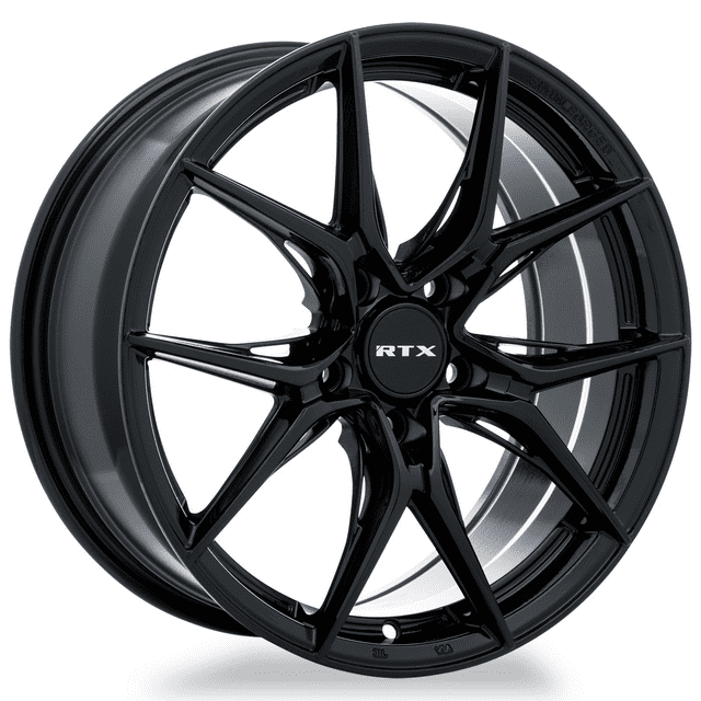 RTX Slick 19x8.5 5x114.3 ET42 CB73.1 Gloss Black Wheel - Walmart.com