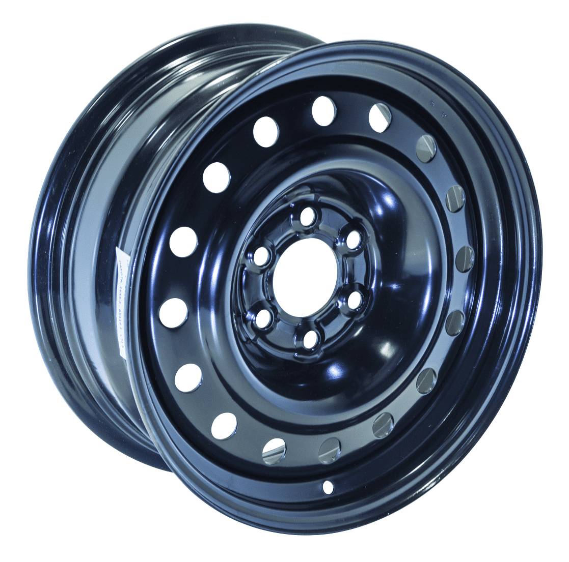 RTX Black Steel Wheel 16x6.5, 6x4.5 Bolt Pattern, 25mm Offset, Load ...